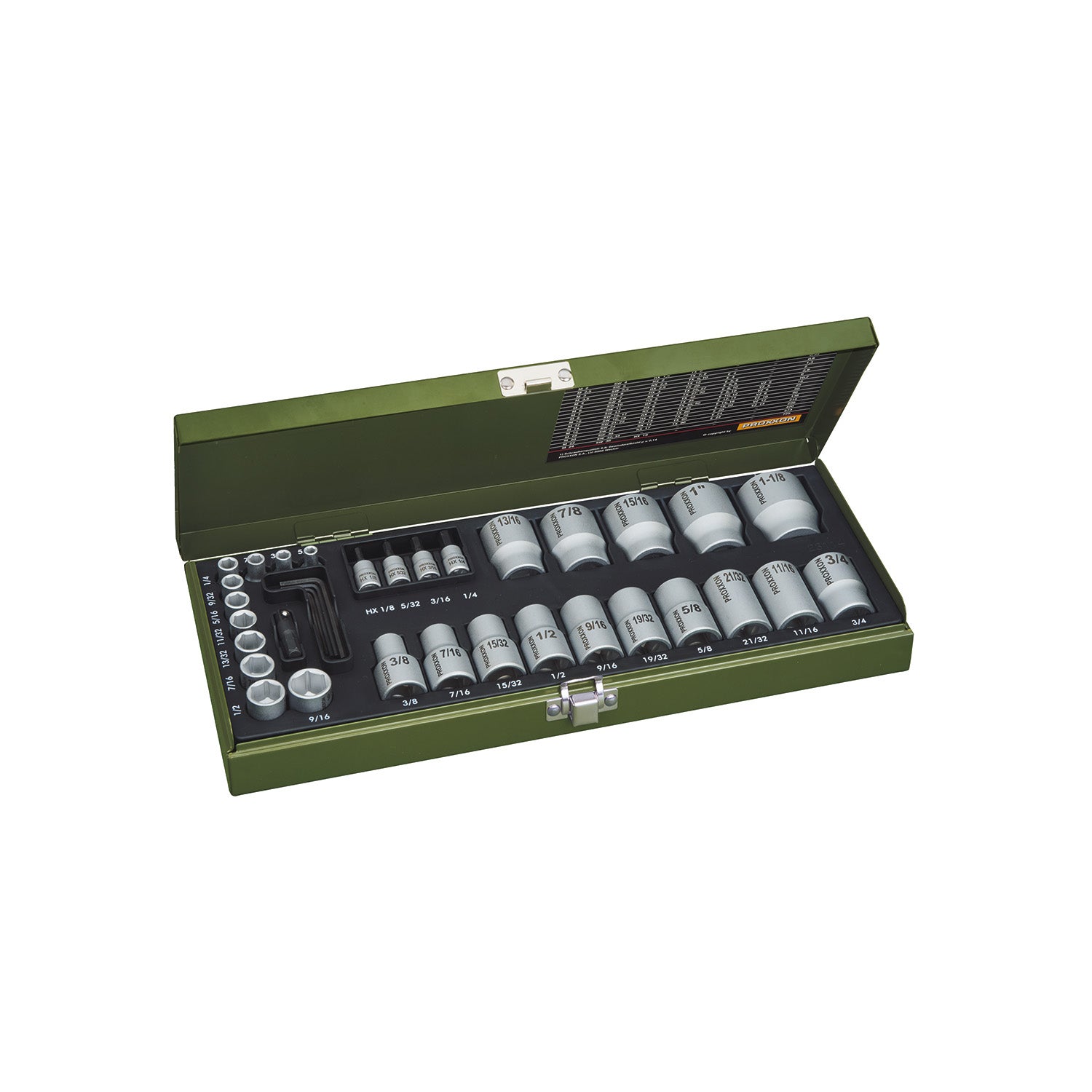 Proxxon socket set ratchet 1/2" 29-piece | motogadget