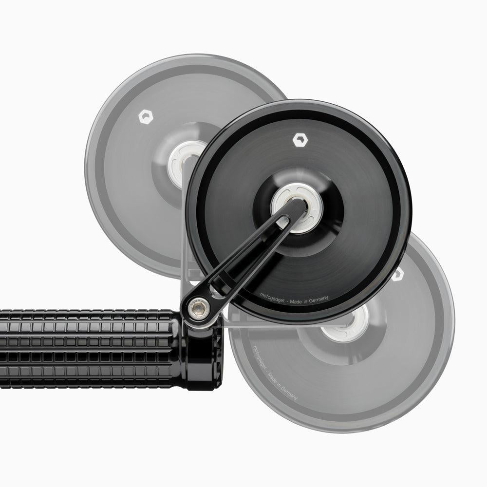 mo.view classic 60 flip glassless handlebar end mirror | motogadget