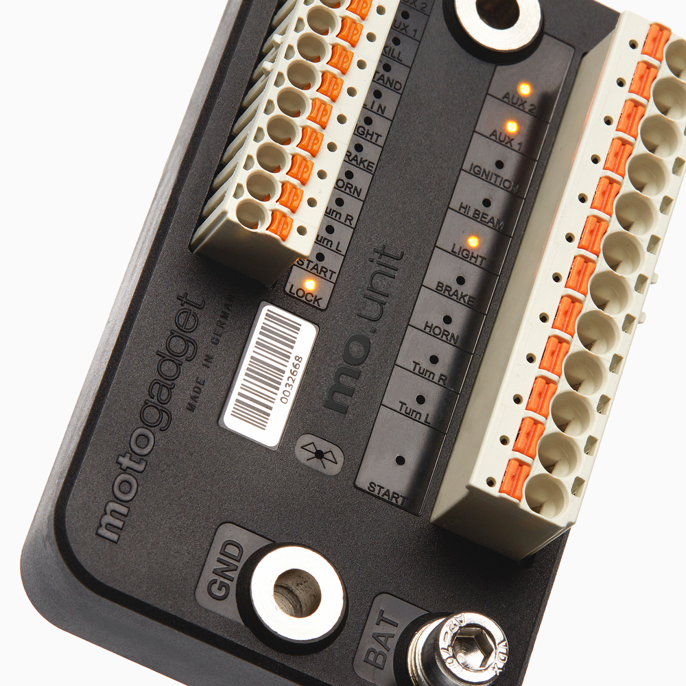 mo.unit blue Bluetooth motorcycle control | motogadget